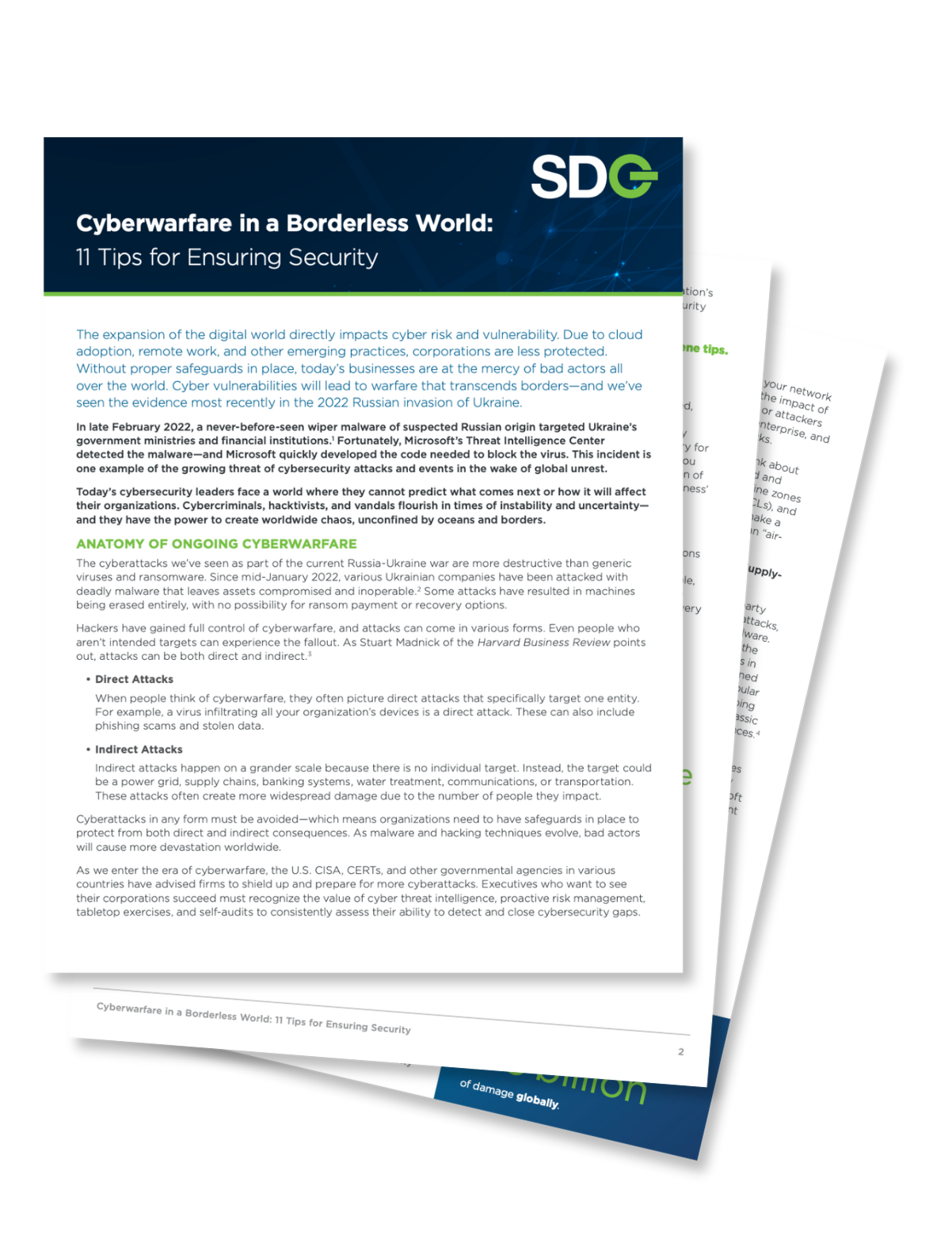 11 Tips for Cyberwarfare Security - SDG Corporation